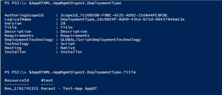 View Configmgr Application Deployment Requirements Using Powershell