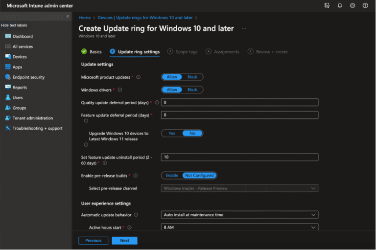 Windows Patching Via Intune Recast Software