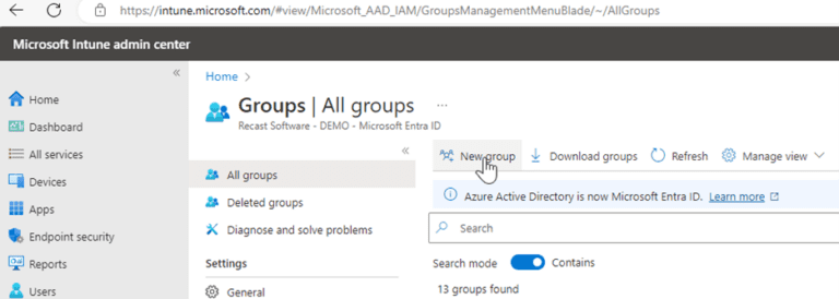 Create Dynamic Groups In Intune By License Assignment Recast Software