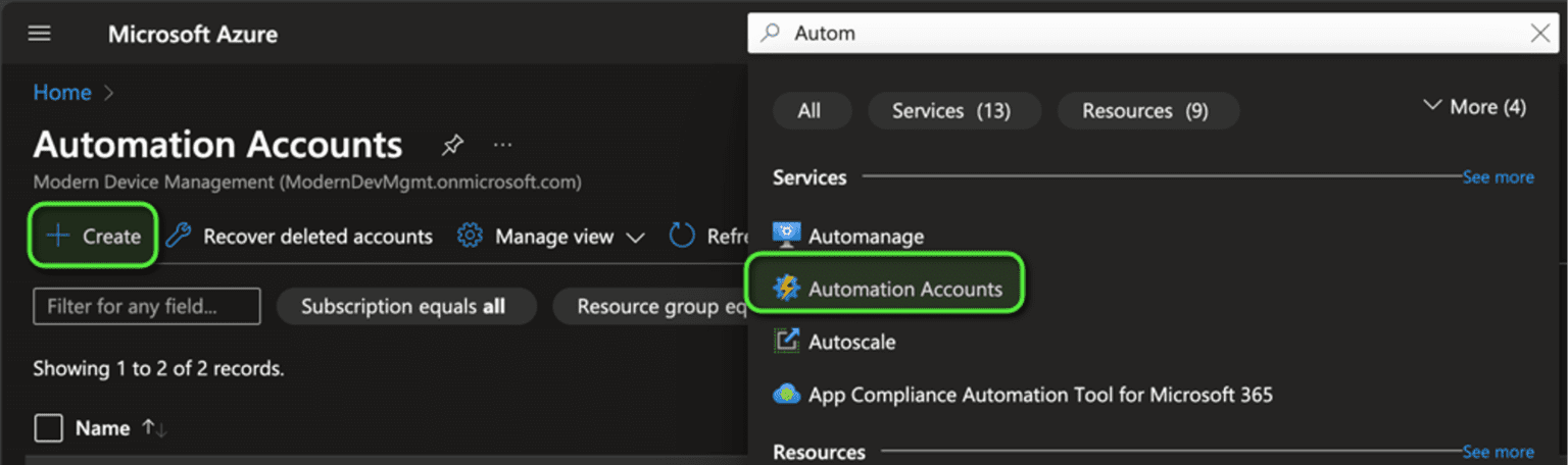 Automating Intune Tasks With Azure Automation A Beginners Guide Recast Software